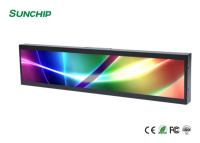 China Slim Light Design Stretched Bar LCD Display 28