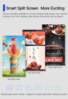 China 300 cd/m2 Touch Screen Advertising Kiosk 1920*1080P Resolution Easy Setup， android system WIFI LAN 4G LTE for options for sale