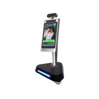 China Non Contact AI Face Recognition Infrared Thermometer Temperature Detection IP54 for sale