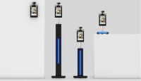 China High Accuracy Body Temperature Scanner Thermometer 8'' LCD Screen 1 Year Warranty for sale