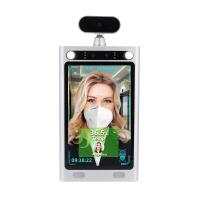 China Android 5.1 2 Fill Lights 350cd/㎡ Face Recognition Temperature Measurement for sale