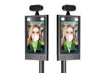 China Non Contact Face Recognition Infrared Thermometer 800*1280 Aluminium Frame for sale