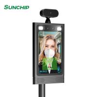 China Smart Face Recognition Infrared Thermometer For Human Body Temperature Test for sale