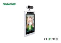 China Time Attendance 800*1280 Face Recognition Infrared Thermometer for sale