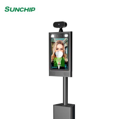 China AI Sensing Touchless Face Recognition Infrared Thermometer for sale