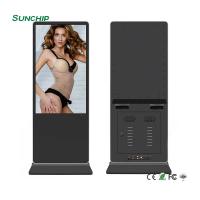 China Shopping Malls Android 65 Inch 4ms Floor Stand Lcd Display for sale