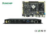 China Black Metal Media Player Box 4K 60FPS EDP LVDS HD Ethernet Android Linux for sale