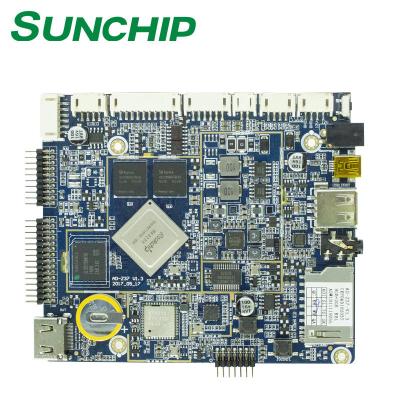 China Mini RK3288 Dual Ethernet Board Android Advertising Player Development Motherboard for sale