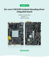 China 4K RK3399 Android Linux Embedded System Board Support G Sensor for sale