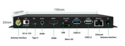 China Customizied Media Player Digital Signage Box RK3288 4K Android HD 7-10 OS System USB WIFI BT Ethernet 4G for sale