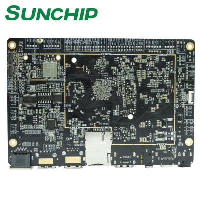 China VGA Output Embedded System Board RJ45 PoE 2.4G 5G WiFi 3G Module 5 USB Host for sale