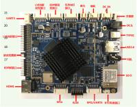 China EDP Screen Embedded android Boards Digital Signage LPDDR4 4G LVDS for sale