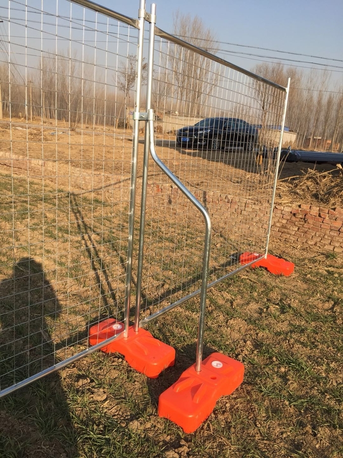 Removable Mesh Fence Panels 3mm Construction Outdoor Galvanized Temporary 2