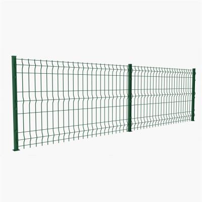 China Galvanized Steel Metal Mesh Security Fencing PVC Coated 3D Bending Curved Garden Farm for sale