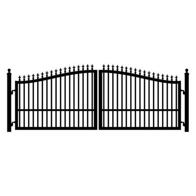 China Unclimbable Steel Metal Fence Gates Powder Coating 0.8m 1.0m 1.2m for sale