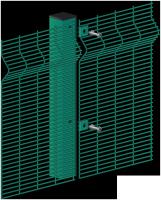 China Welded 358 Mesh Fencing Panels Anti Climb High Security for sale