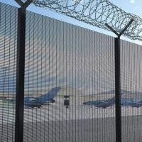 China 3mm 3.5mm 4mm High Security 358 Prison Mesh Fencing Clear View Fence for sale