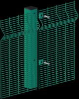 China Galvanized Anti Theft Anti Cut 358 Mesh Fencing Panels for sale