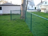 China 50ft Heavy Duty Galvanised Chain Link Fencing Wean Powder Coating for sale