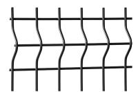 China 4mm Steel V Mesh Panel Fencing With Powder Coating Finish 2.4m 2.5m for sale