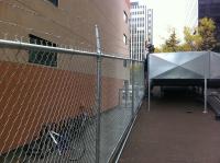 China 10ft Chain Link Galvanized Fence 9 Gauge  2'' With 50ft Length And Fittings for sale