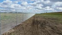 China 10ft Chain Link Galvanized Fence 9 Gauge  2'' With 50ft Length And Fittings for sale
