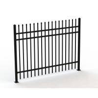 China Aluminum Iron Wrought Fence 4ft 5ft 6ft 8ft Metal Picket Ornamental Iron Garden Gate for sale