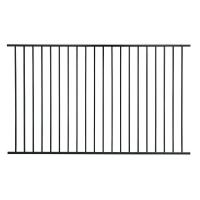 China Metal Picket Ornamental Iron Wrought Fence Galvanized 8ft 7ft for sale