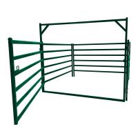 China 6ft X 12ft Livestock Metal Cattle Fence Panels Heavy Duty Horse Round Pen Panels for sale