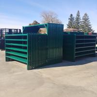 China Animal Farm Livestock Galvanized Pipe Corral Panels For Horse Cattle Cow Goat Sheep Deer for sale