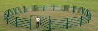China Farm Animal Corral Fence Galvanized Metal Round Rail Livestock Horse Cattle for sale