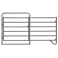 China 5 X 8ft Metal L Wire Welded Galvanized Steel Cattle Panels Corral Decorative Cattle Panel Fence for sale