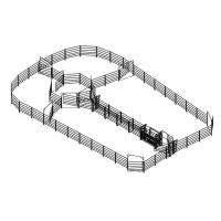 China 12ft Farm Sheep Metal Fence Panels Cattle 4ft-6ft  Livestock for sale