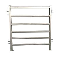 China Heavy Duty Metal Corral Fence Portable Galvanized Livestock 4 / 5 / 6 Rails Cattle Fence for sale
