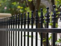 China Decorative 8 Wrought Iron Fence Panels Heavy Duty Zinc Galvanized Dipped Stainless Steel Farm for sale