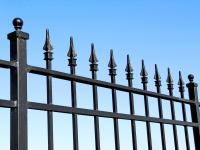 China Zinc Spearhead Top Iron Wrought Fence 4ft 5ft 6ft 8ft 1.2mm-2.5mm for sale