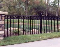 China Heavy Duty Iron Wrought Fence Hot Dipped Galvanized for sale
