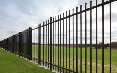 China Ornamental Metal Wrought Iron Fence for sale