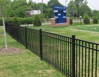 China Decorative 8ft Garden Iron Wrought Fence For Highway 1.2mm-2.5mm for sale