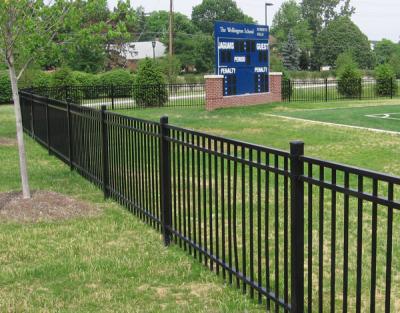 China Decorative 8ft Garden Iron Wrought Fence For Highway 1.2mm-2.5mm for sale