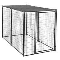 China Large Galvanized Heavy Duty Outdoor Dog Kennel Panels 10ft X 10ft X 6ft for sale