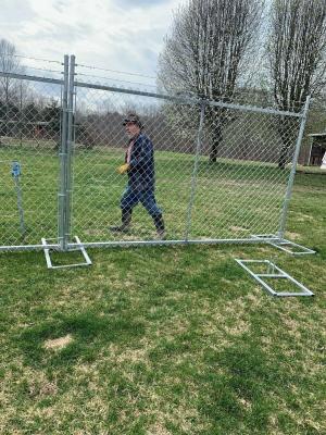 China Residential Commercial Temporary Fence Panel 3mm 2m for sale