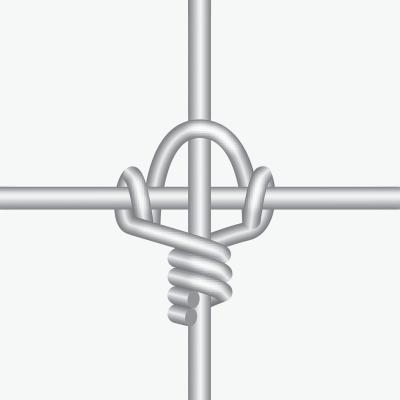 China Wood High Tensile Fixed Knot Wire Fencing For Cattle High Strength Galvanized for sale
