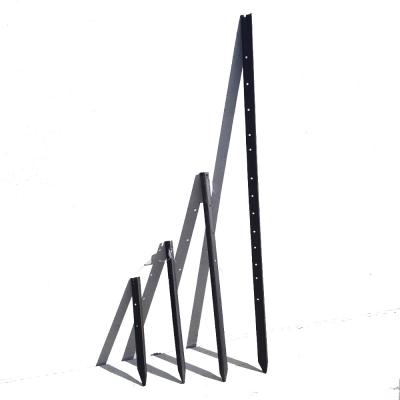 China 6ft 8 Foot Fence Post Metal Black Bitumen Farm Y T Star Picket Post for sale