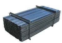 China Black Painted Farm Metal Fence Post Hot Dipped Galvanized Star Picket Steel Fence Y Post for sale