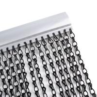 China 0.8-2.0mm Chain Link Fly Screens Aluminium Chain For Room Decoration for sale