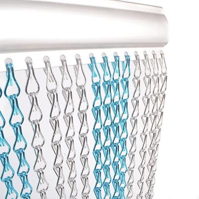 China Light Weigh Metal Mesh Curtain Anodizing Powder Coating Polishing Brushing 1m-3m High Strength Fireproof for sale