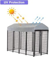 China 4ft X 4.2ft X 4.5ft Heavy Duty Dog Pen For Large Dogs With UV Resistant Oxford Cloth Roof And Secure for sale