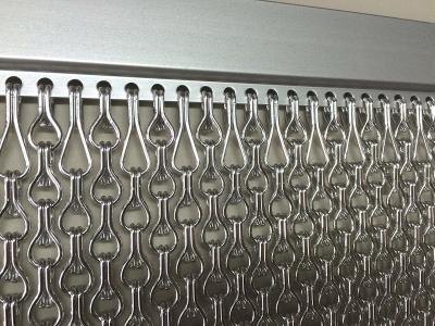 China 1m-3m Chain Link Wire Mesh Curtains With Plain / Twill / Dutch Weave for sale