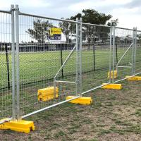 China Outdoor Galvanized Steel 4ft Temporary Construction Metal Fence Panels for sale
